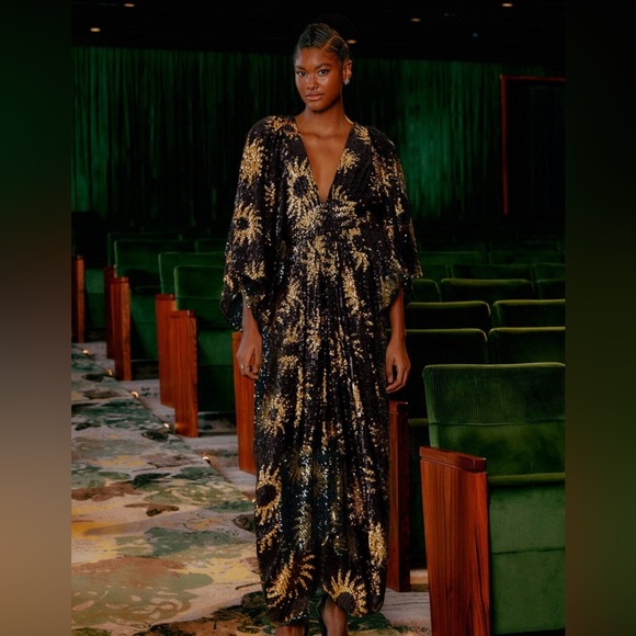 FARM Rio | Dresses | Farm Rio Sunny Mood Sequin Mididress Brand New ...